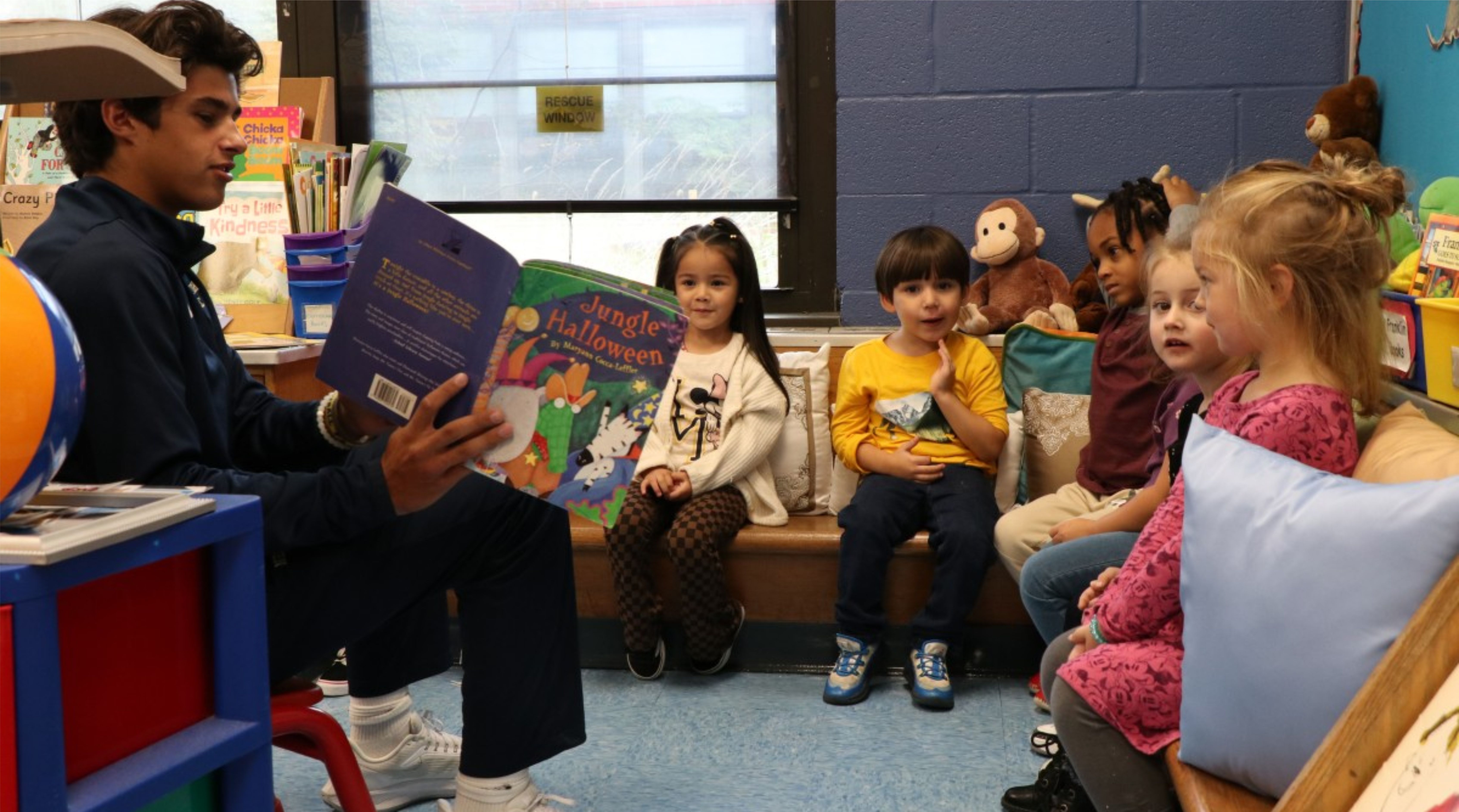 Kids Teaching Kids: NFA Athletes Read to Gardnertown Students | The ...