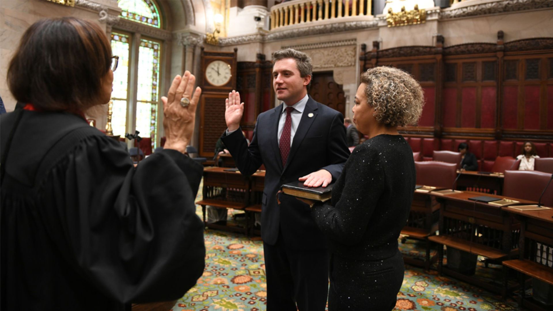 Skoufis Sworn In, Outlines Legislative Priorities | The Newburgh News, LLC